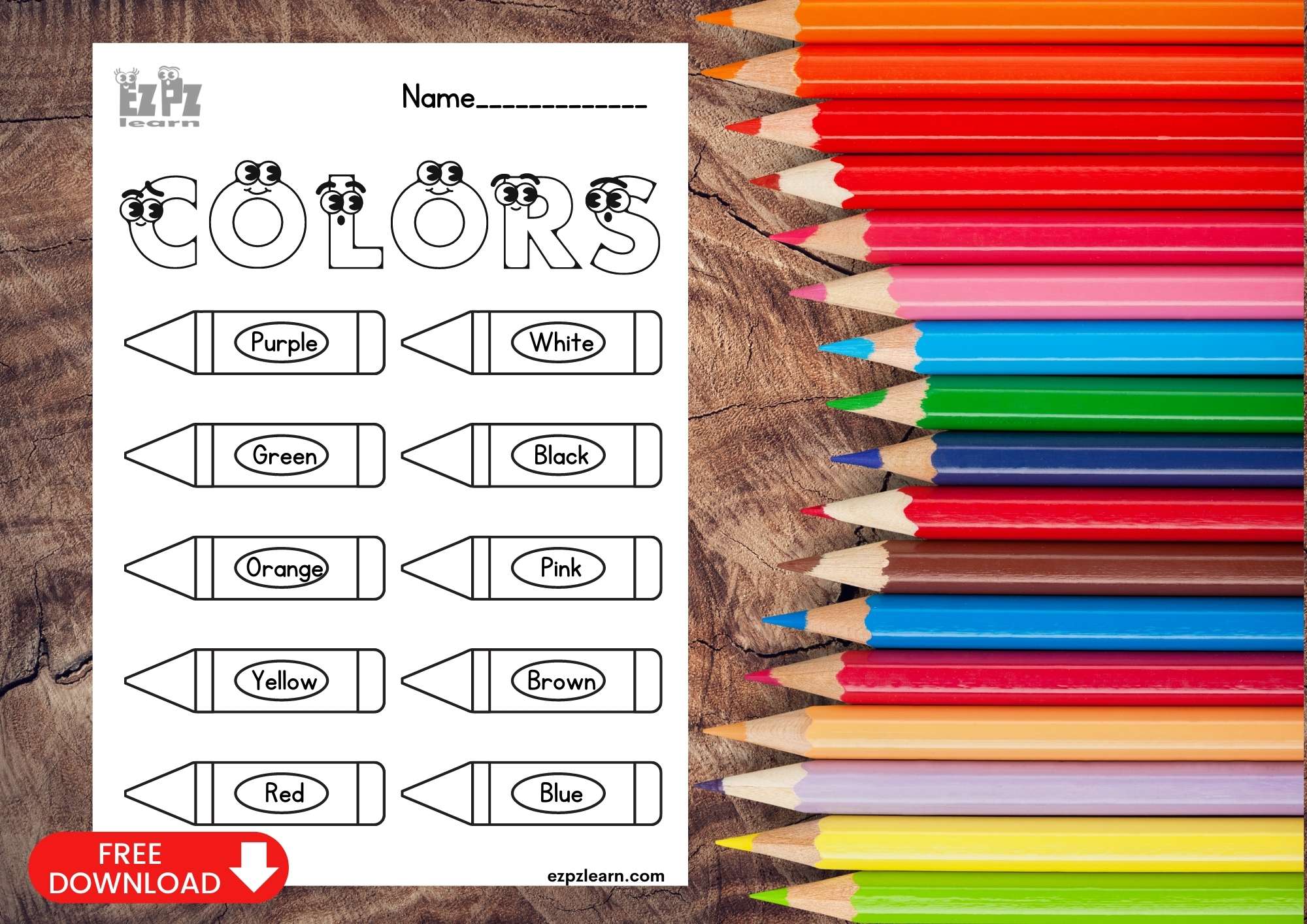 Colors - Ezpzlearn.com