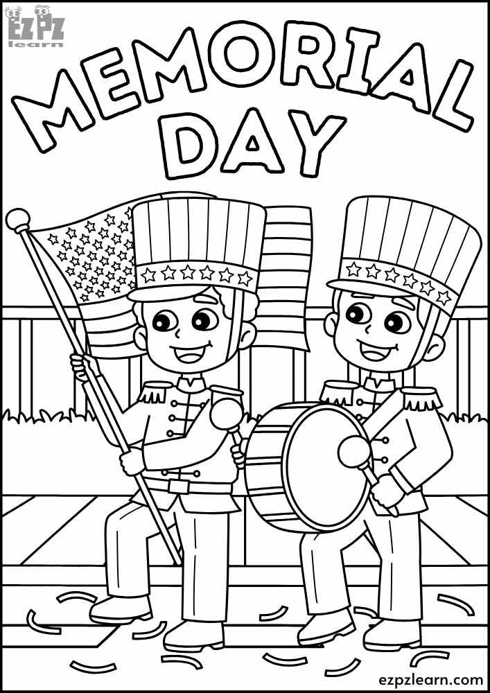 veterans day coloring pages kids