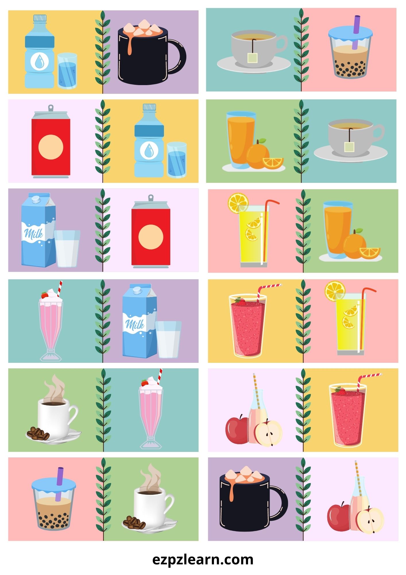 Drinks - Ezpzlearn.com