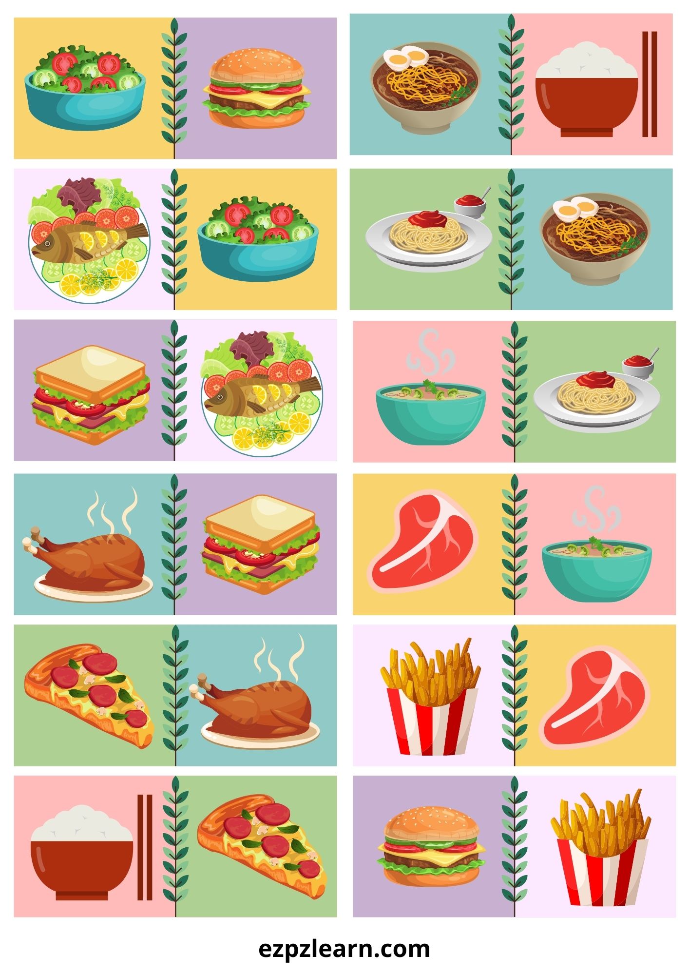 Food - Ezpzlearn.com