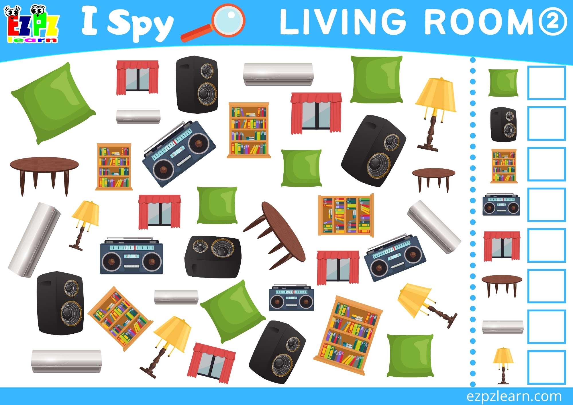 Living Room - Ezpzlearn.com