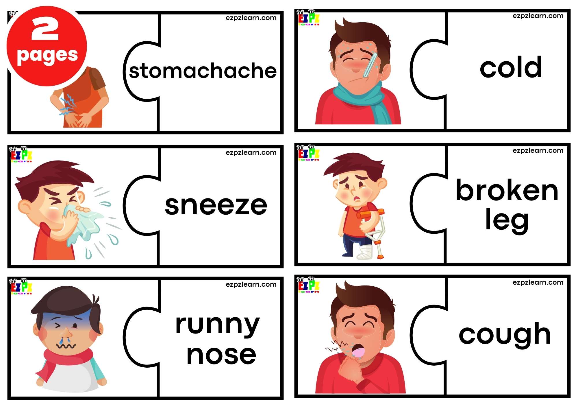 Health Problems - Ezpzlearn.com