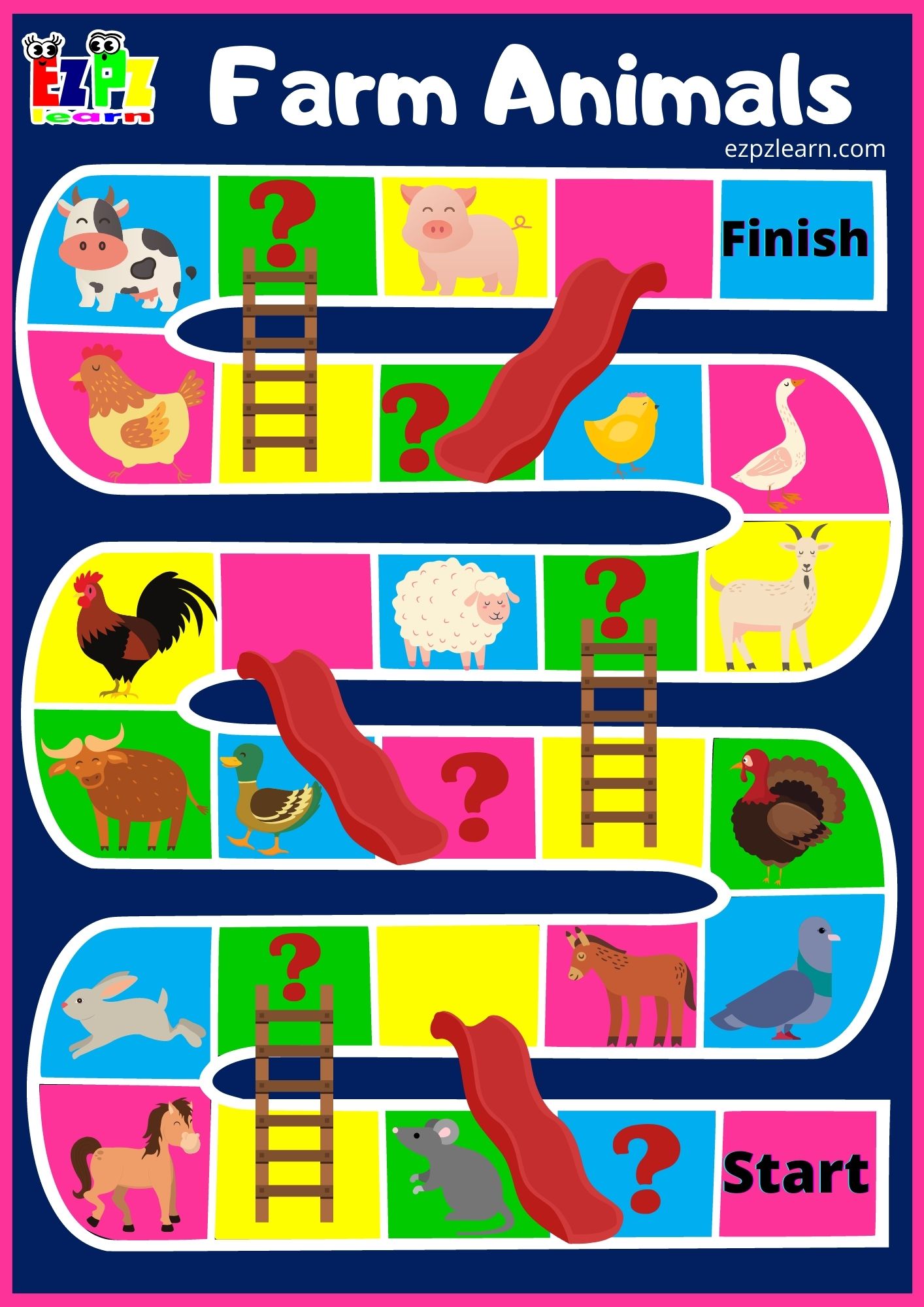 Farm Animals - Ezpzlearn.com