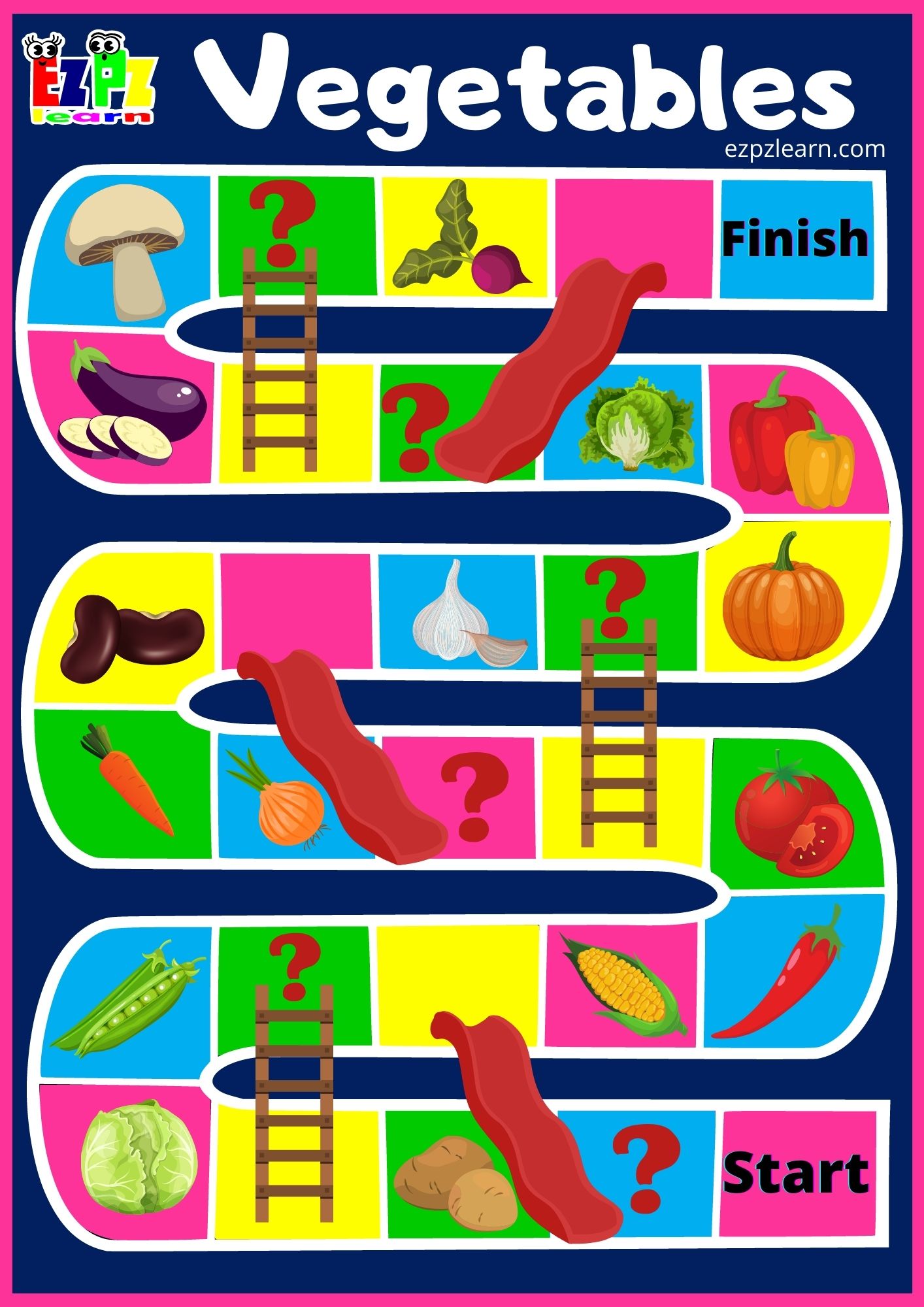 Vegetables - Ezpzlearn.com