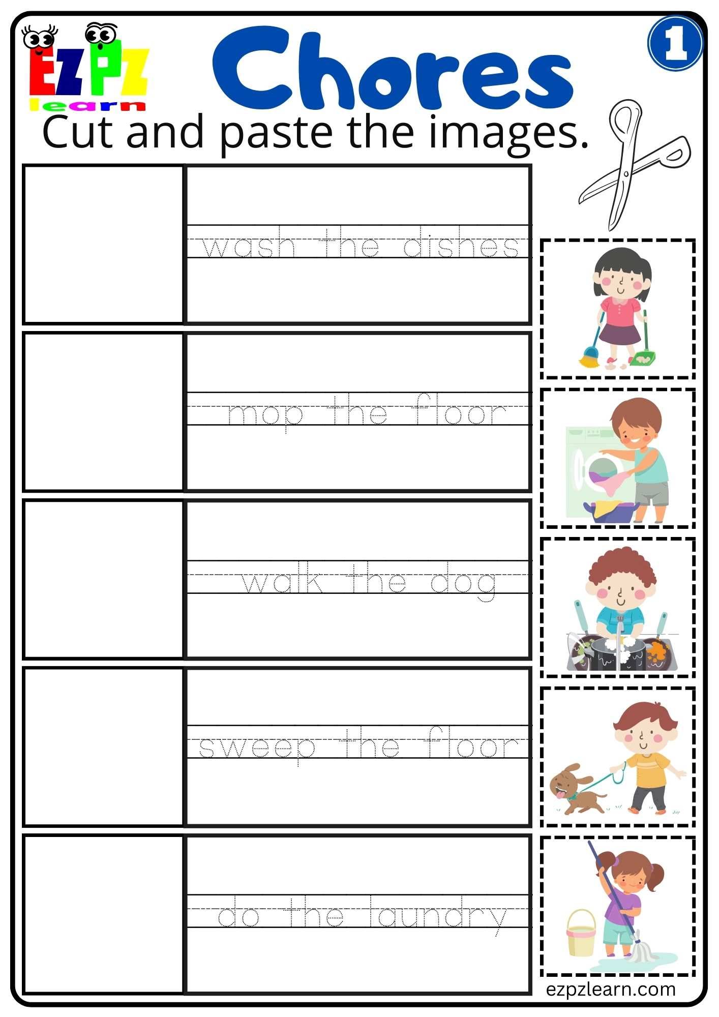 Chores - Ezpzlearn.com