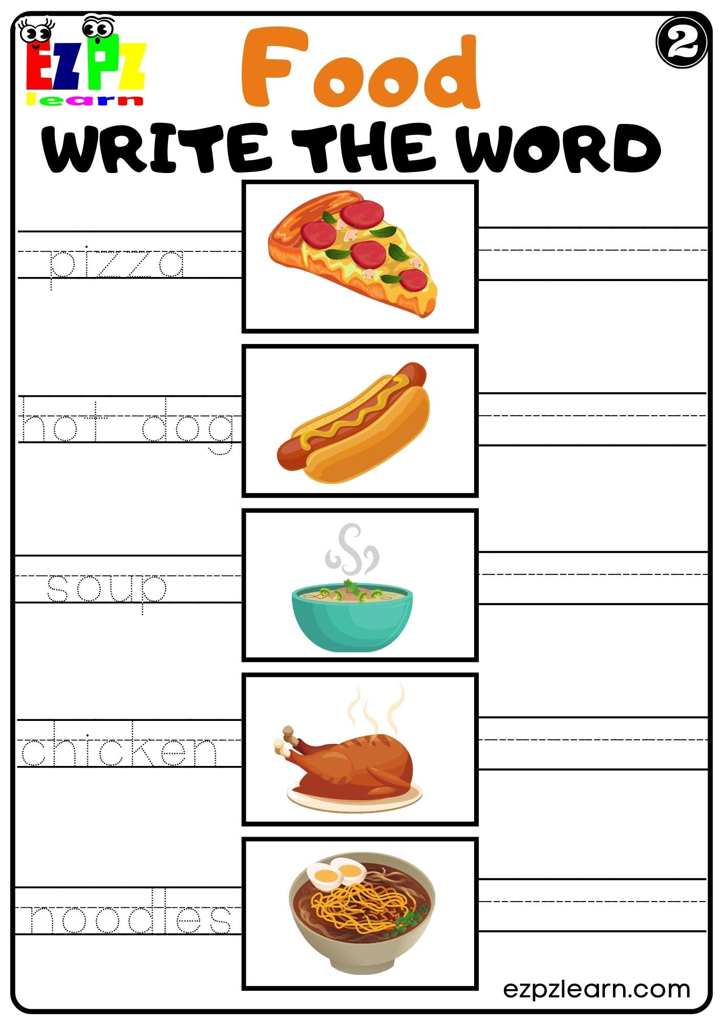 Food - Ezpzlearn.com