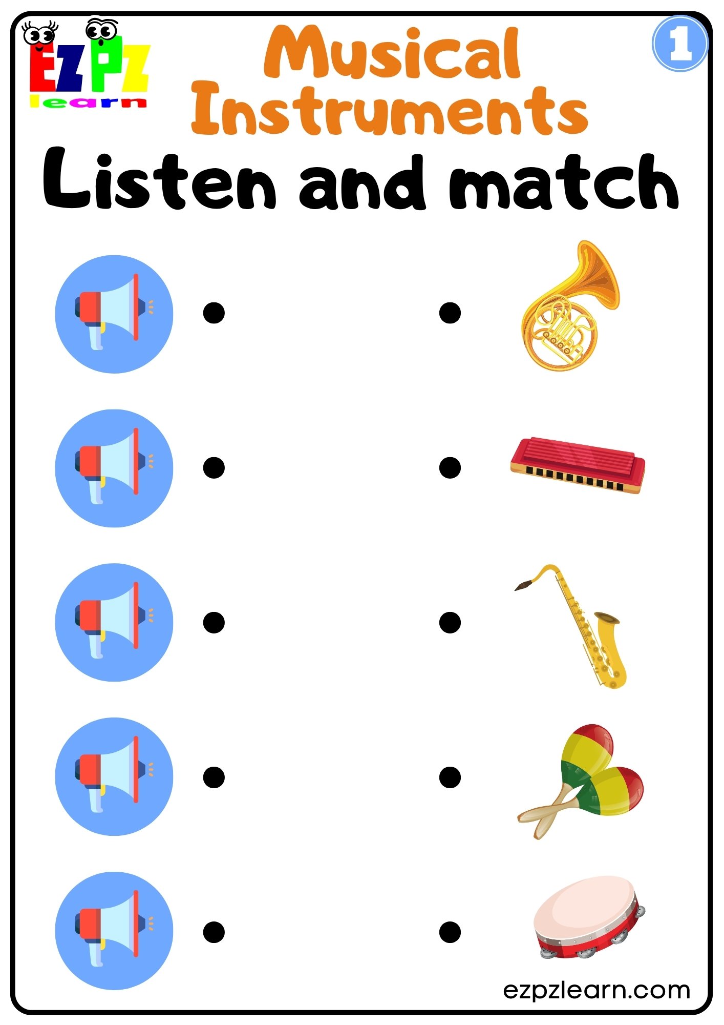 Musical Instruments - Ezpzlearn.com