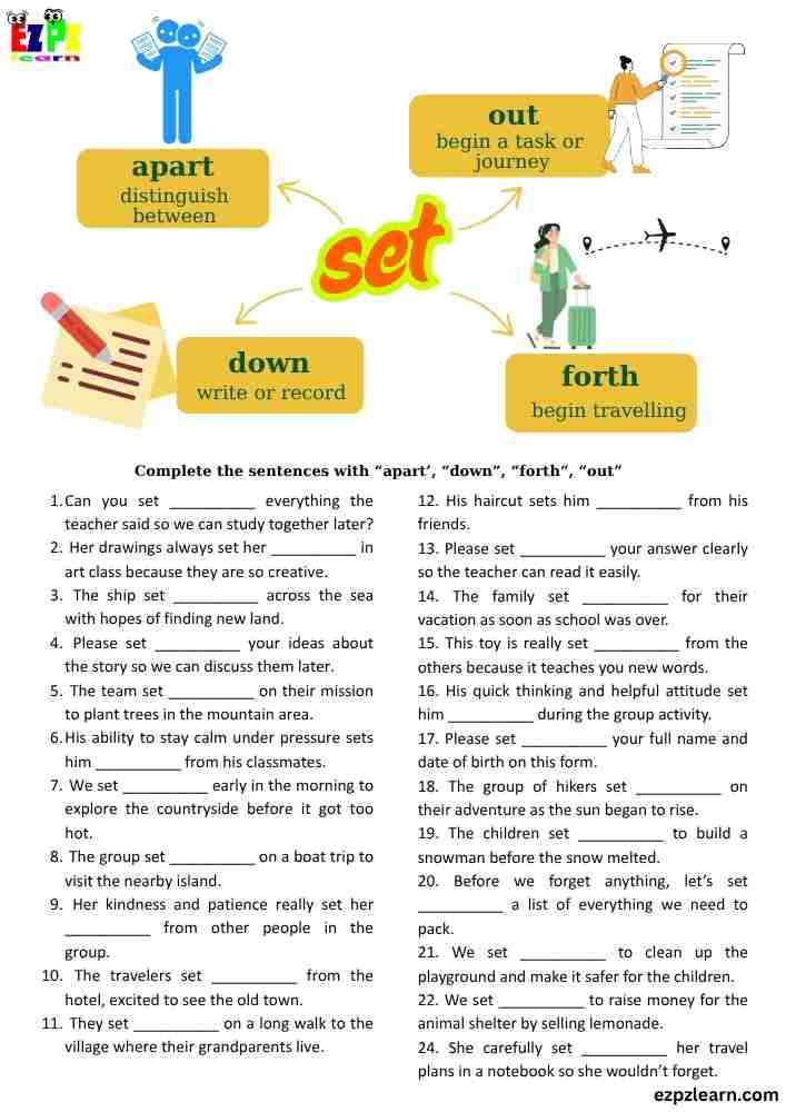 Phrasal Verbs - Ezpzlearn.com