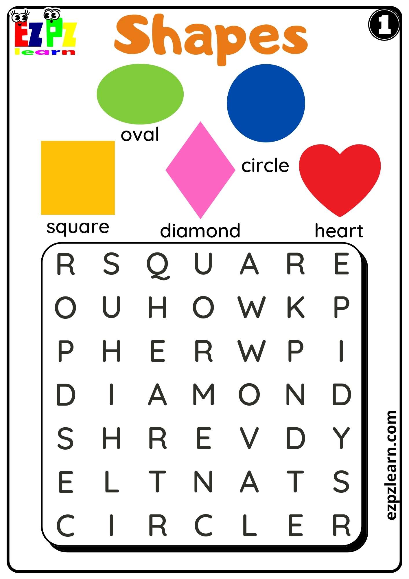 Shapes - Ezpzlearn.com