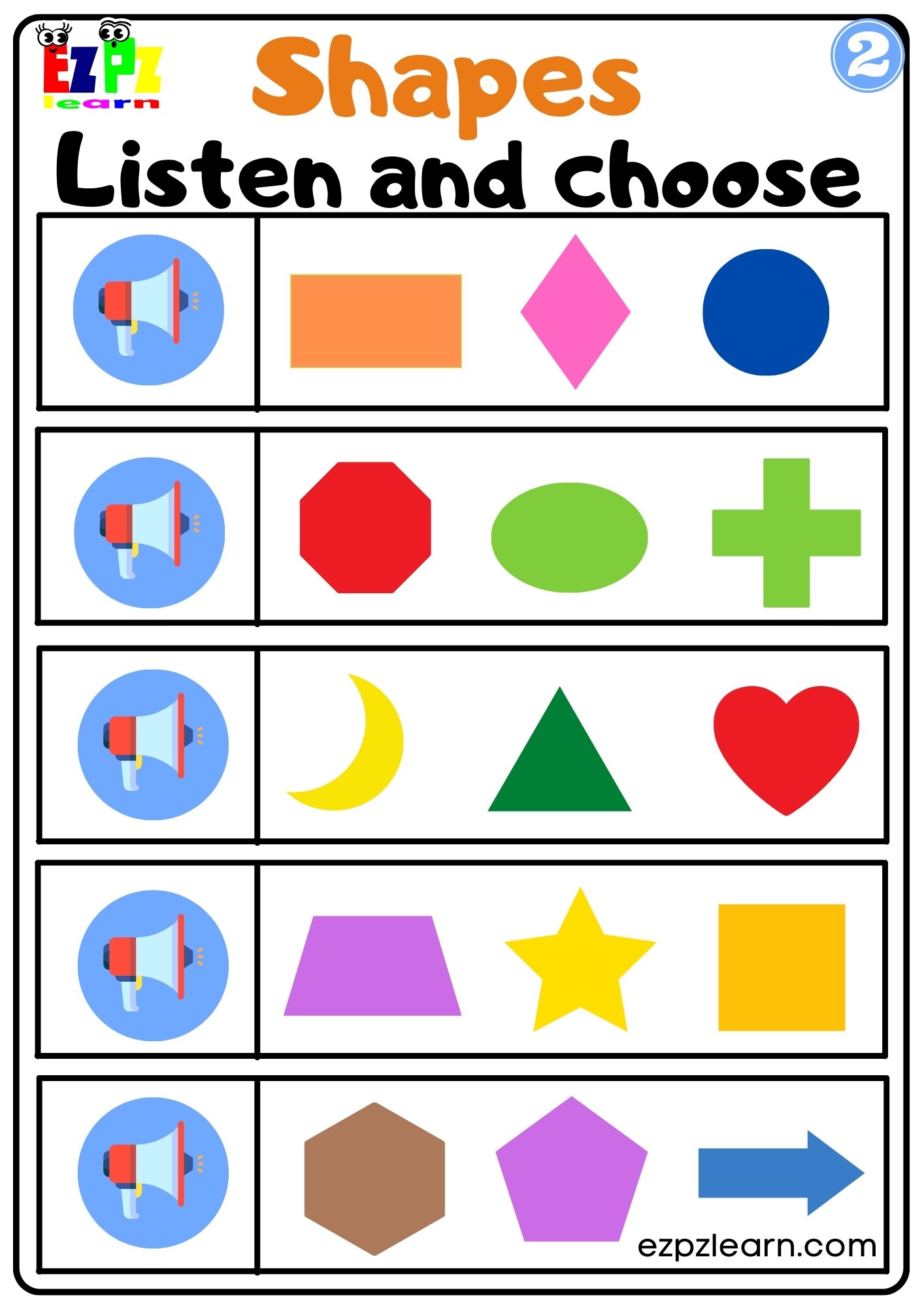 Shapes - Ezpzlearn.com