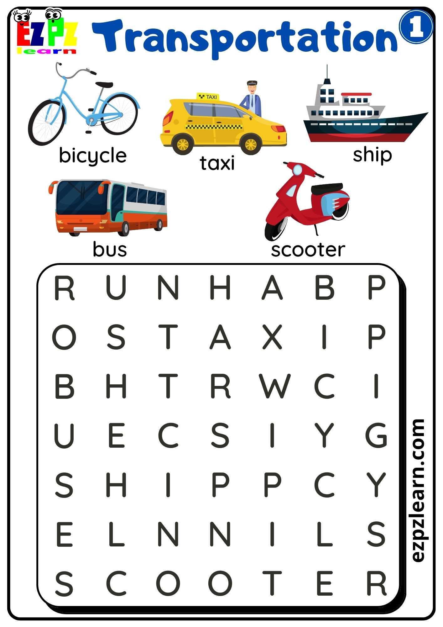 Transport - Ezpzlearn.com