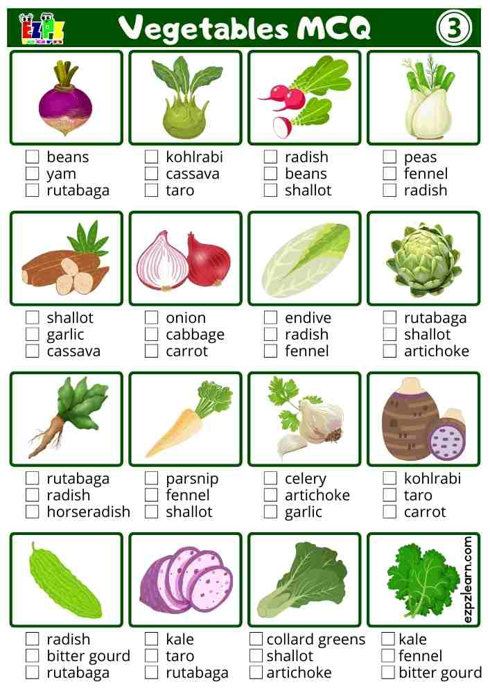 Vegetables Word Tracing Worksheet - Ezpzlearn.com