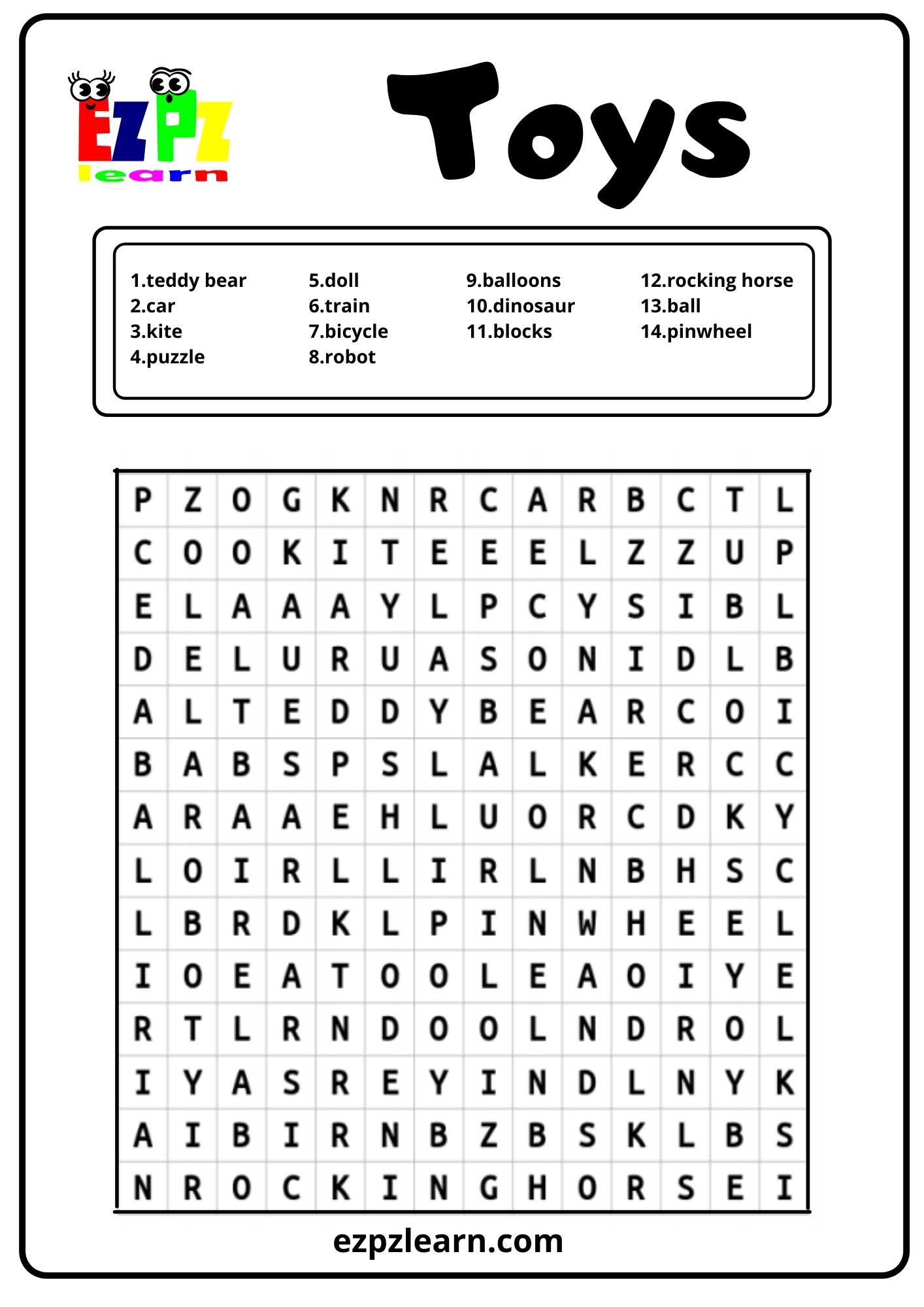 Toys - Ezpzlearn.com
