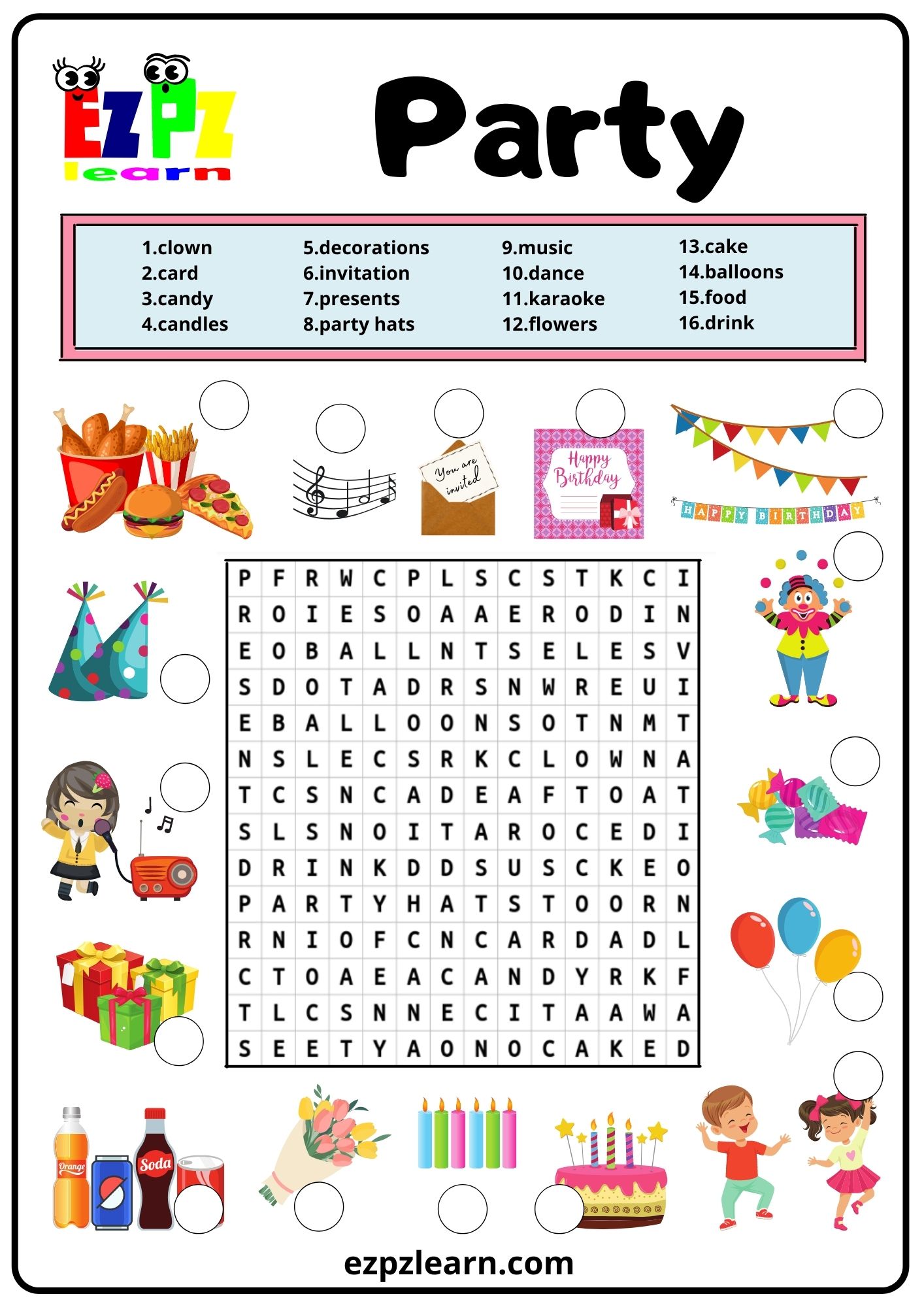 Party - Ezpzlearn.com