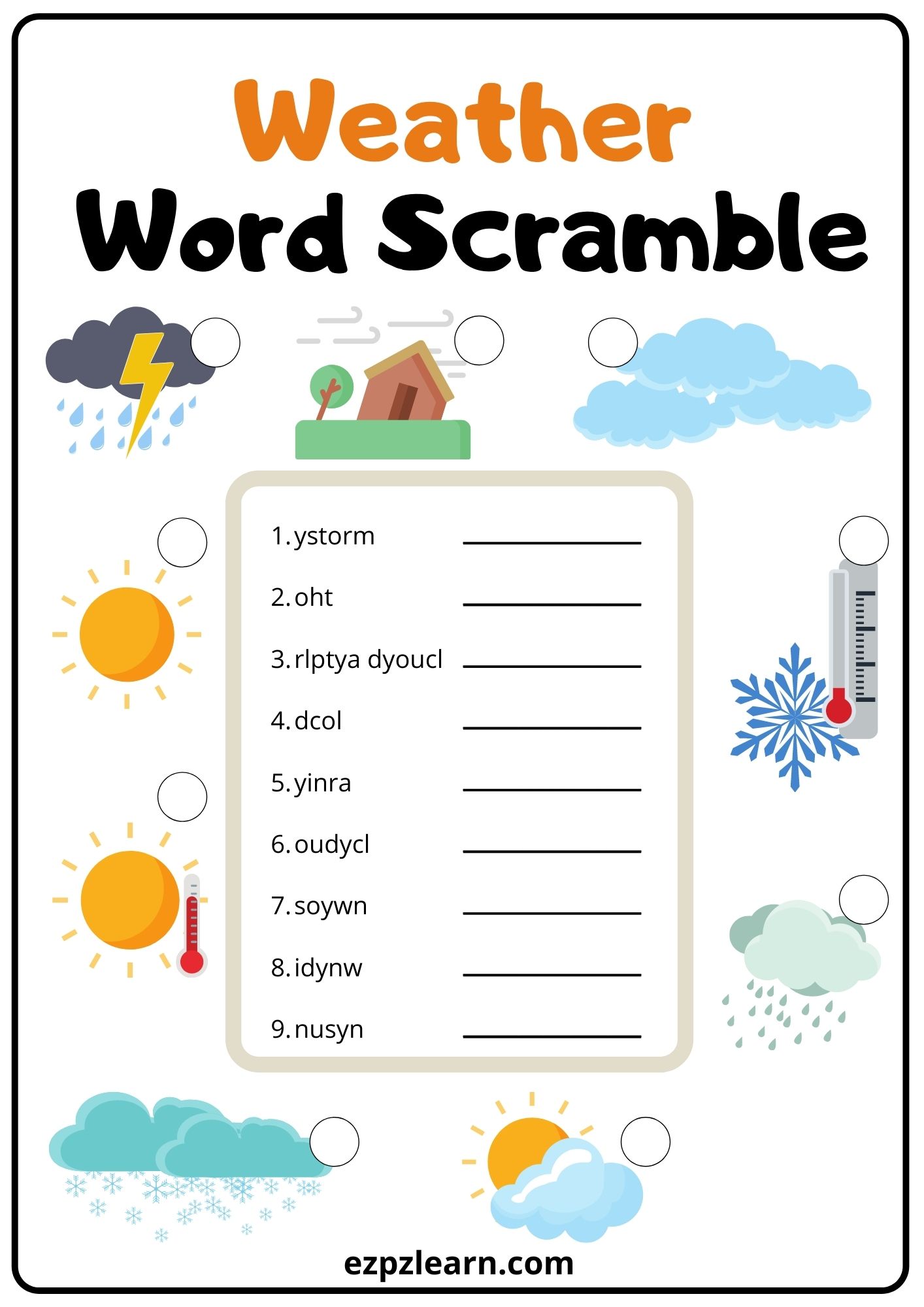 Weather - Ezpzlearn.com