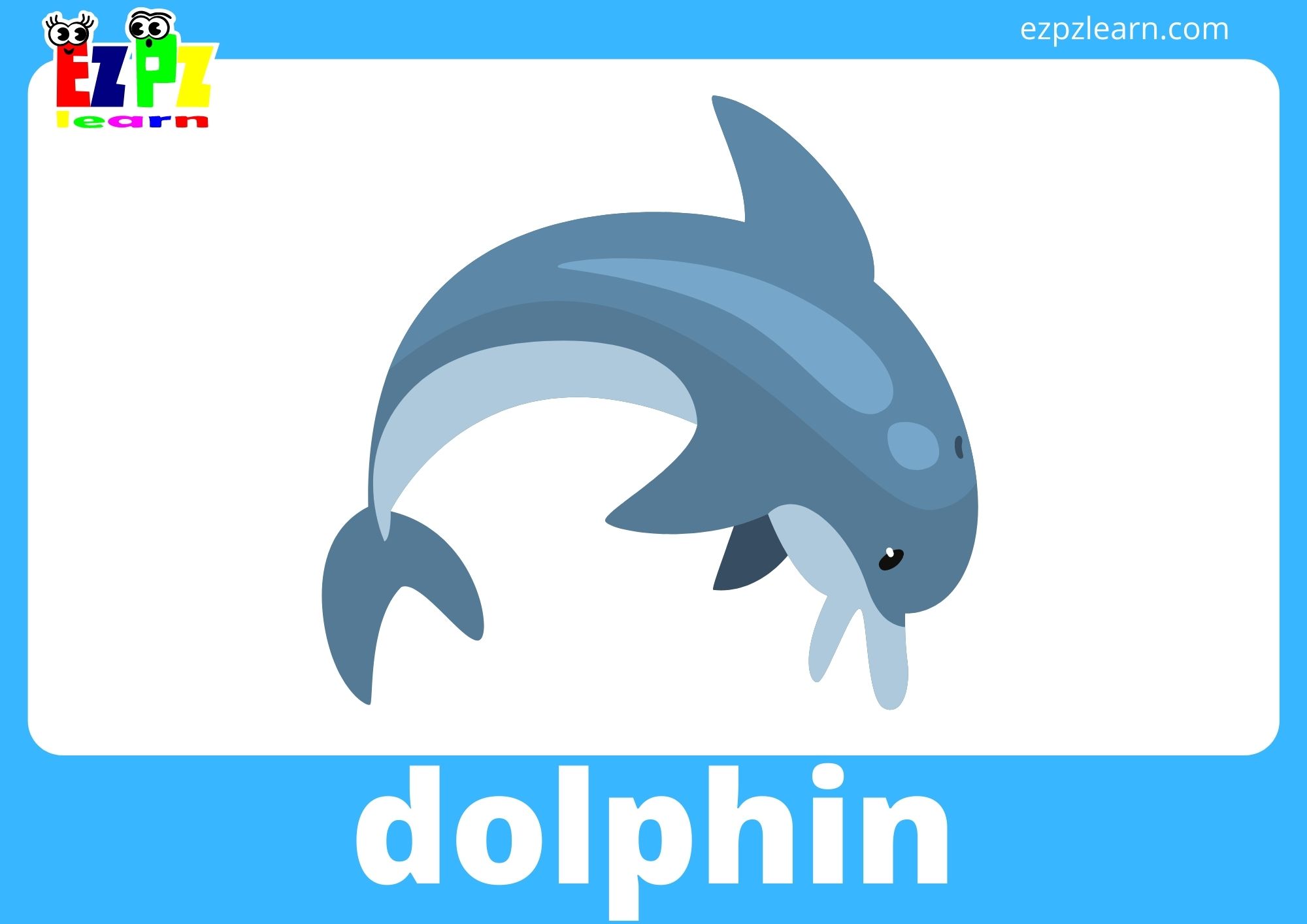 Sea Animal Flashcards With Words use online or PDF download 15 pages ...