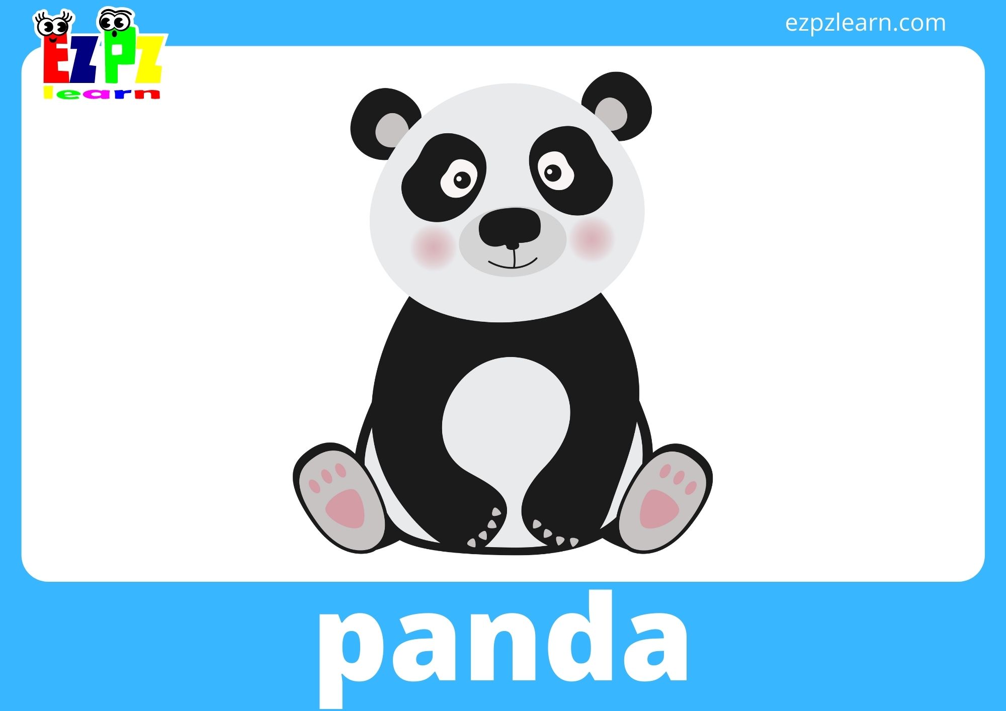 Wild Animal Flashcards With Words use online or free PDF download ...