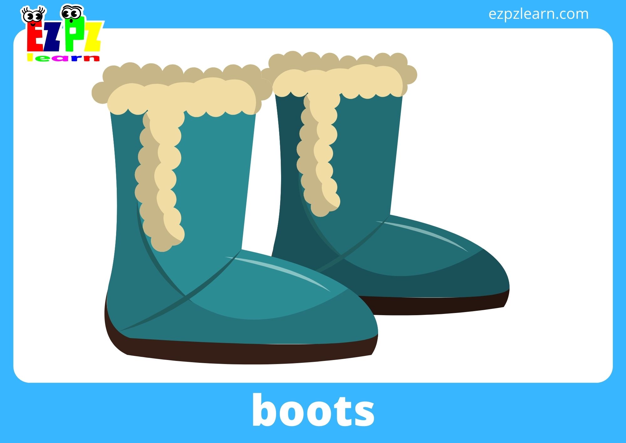 Winter Clothes With Words Flashcards View Online or Free PDF Download ...