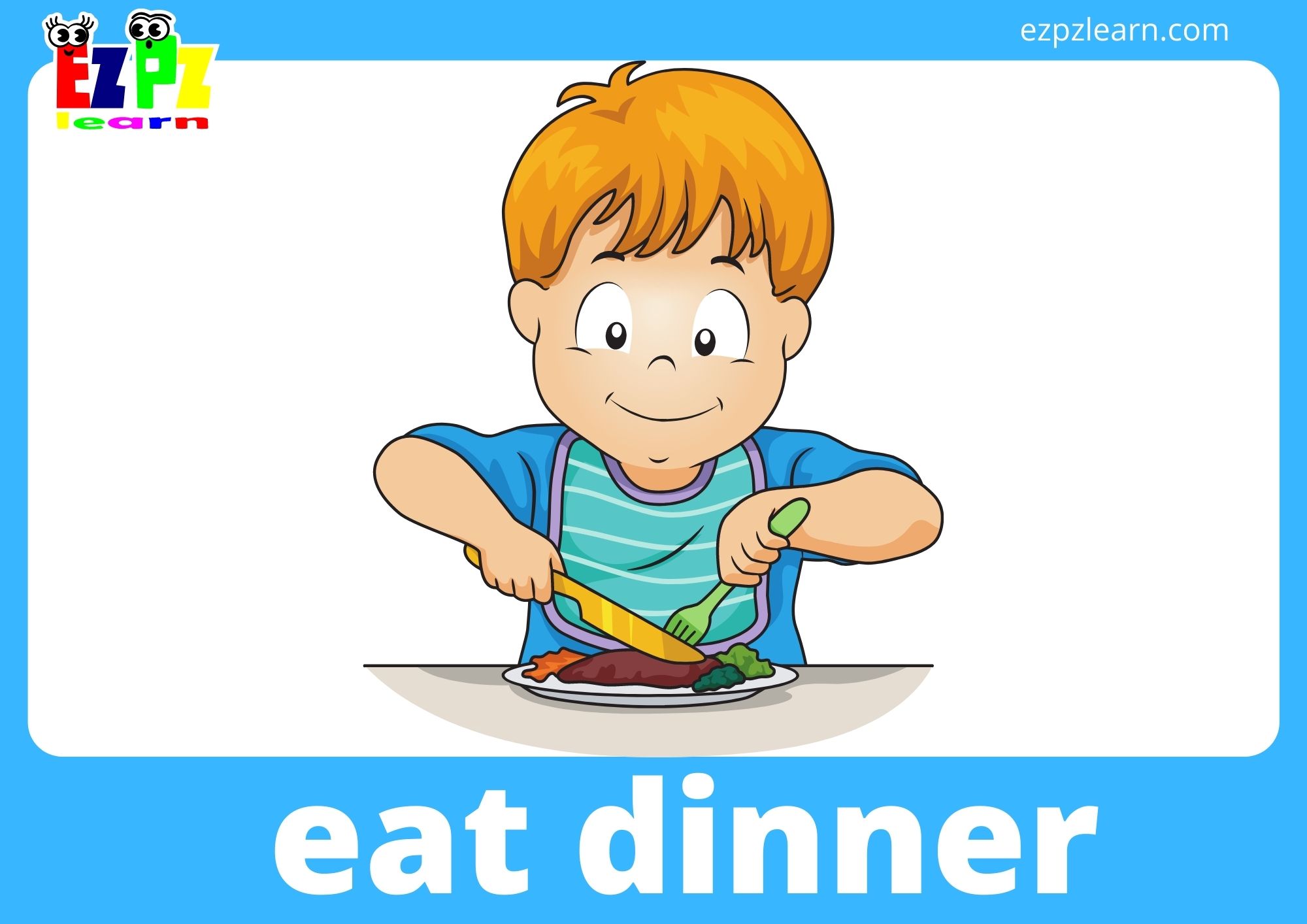 Daily Routine Flashcards With Words use online or PDF download ...