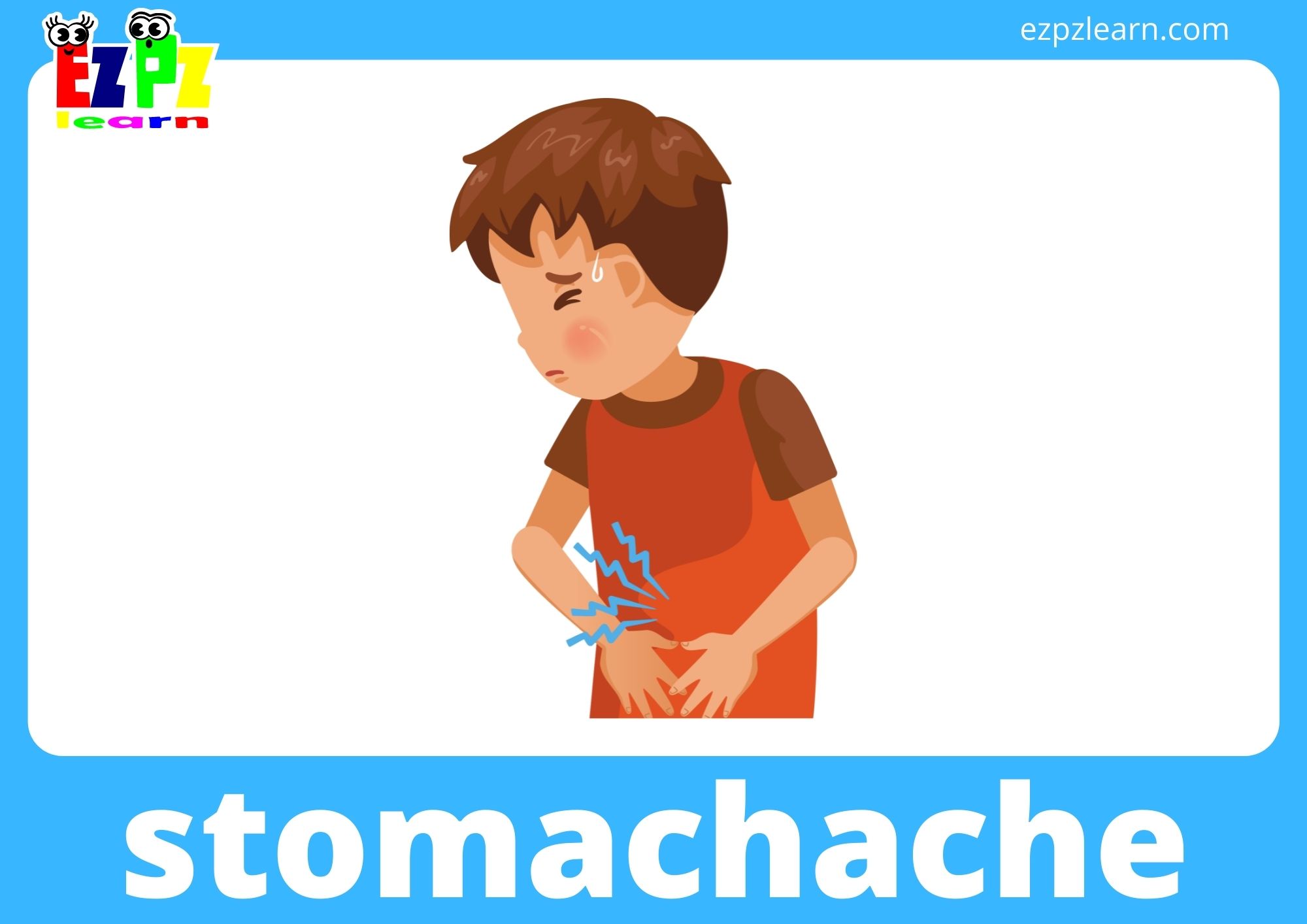 Health Problems / Illness Flashcards With Words View Online or Free PDF ...