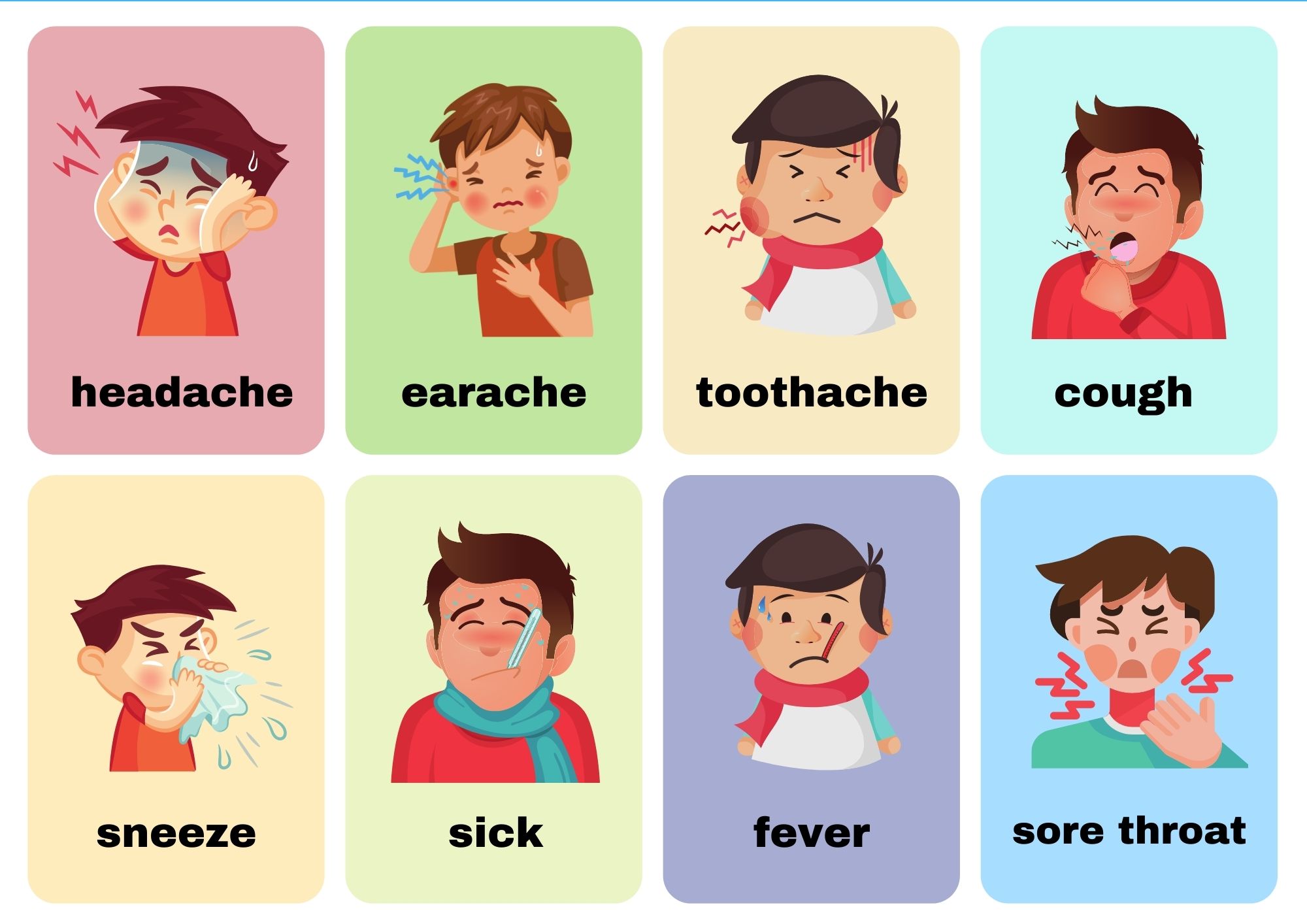 Health Problems Flashcards View Online or Download PDF Printable ...