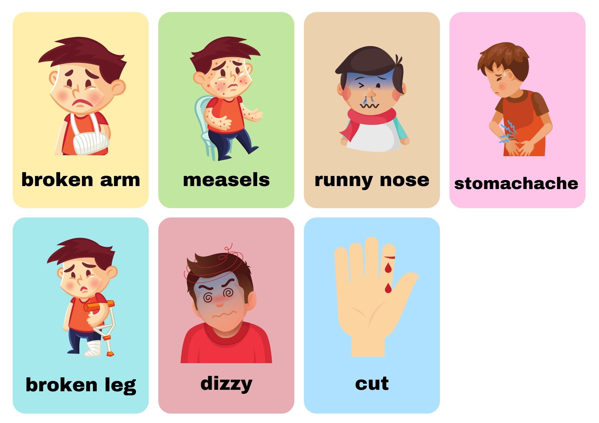 Health Problems Flashcards View Online or Download PDF Printable ...