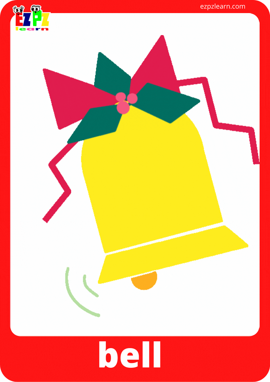 Christmas Animated Flashcards Use Online Includes the vocabulary words ...