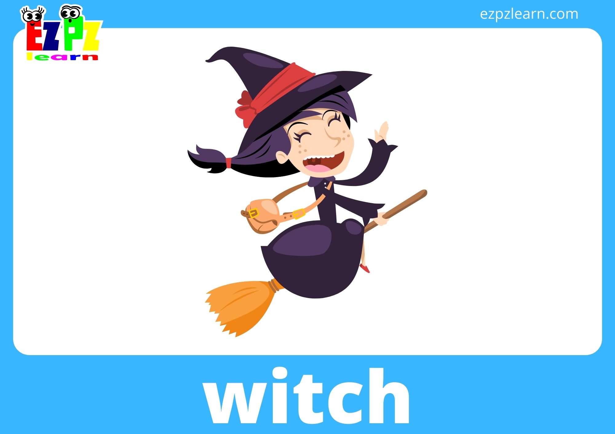 Halloween Flashcards With Words View Online or Free PDF Download ...