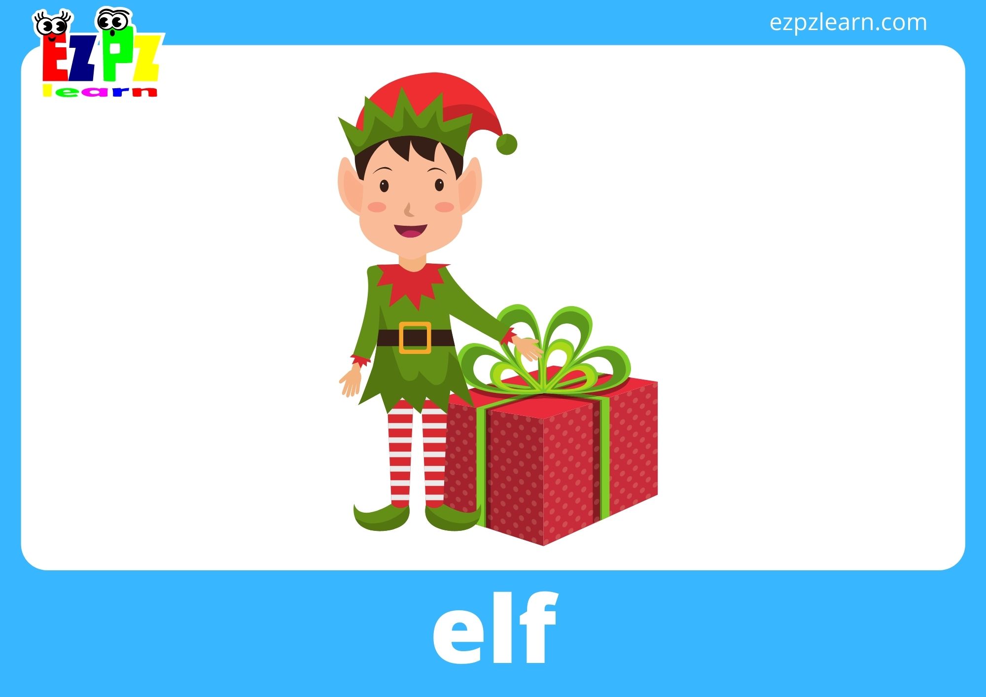 Christmas Flashcards With Words View Online or Free PDF Download ...