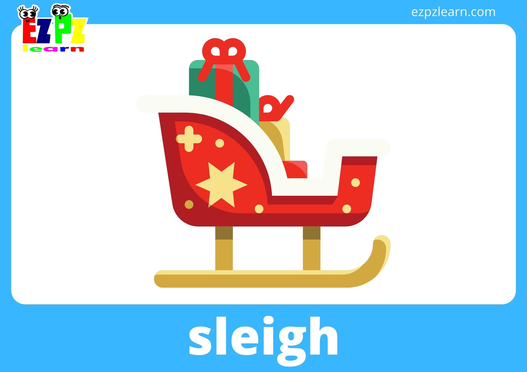 Christmas Flashcards With Words View Online or Free PDF Download ...