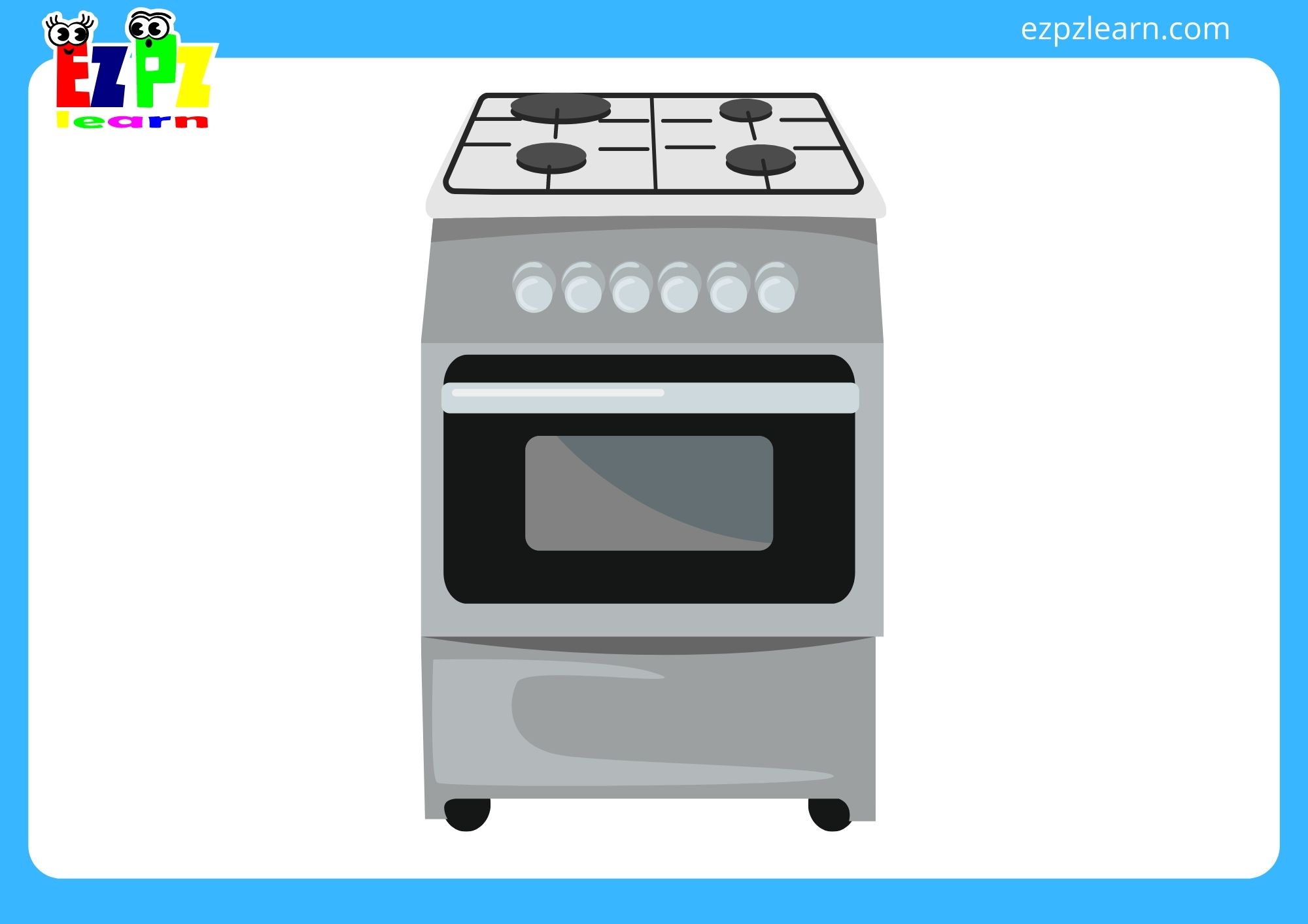 Kitchen set 1 Flashcards Free Printable PDF Download - Ezpzlearn.com