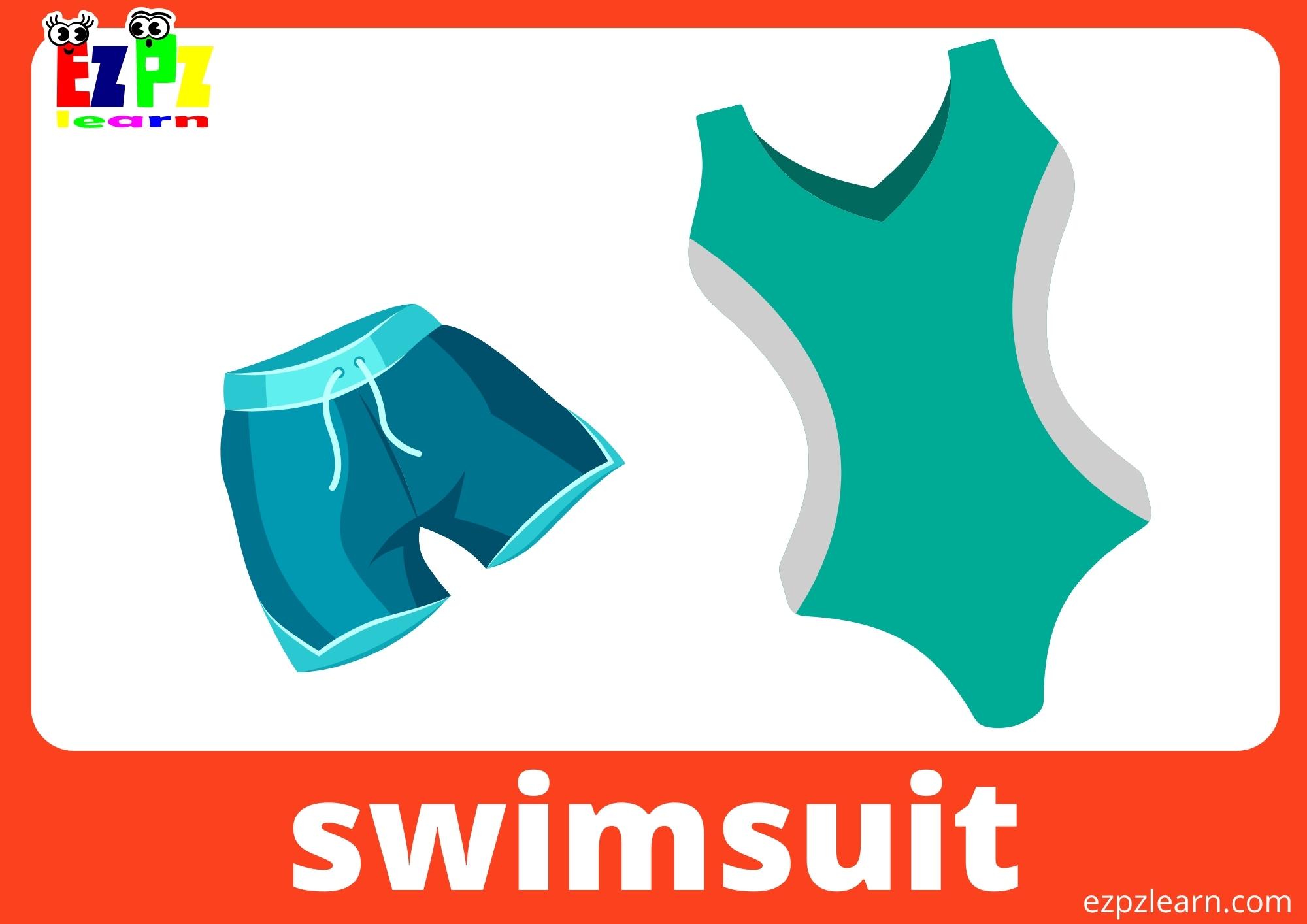 Summer and Beach Flashcards. Free PDF Download - Ezpzlearn.com