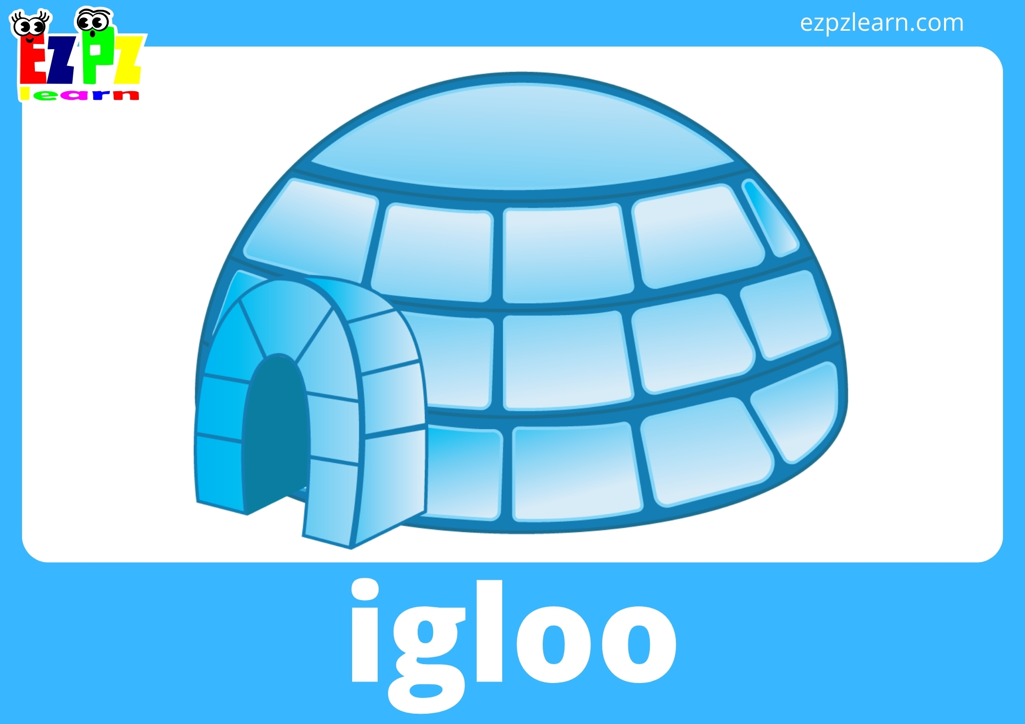 Winter Vocabulary Flashcards for Kindergarten and English Language ...