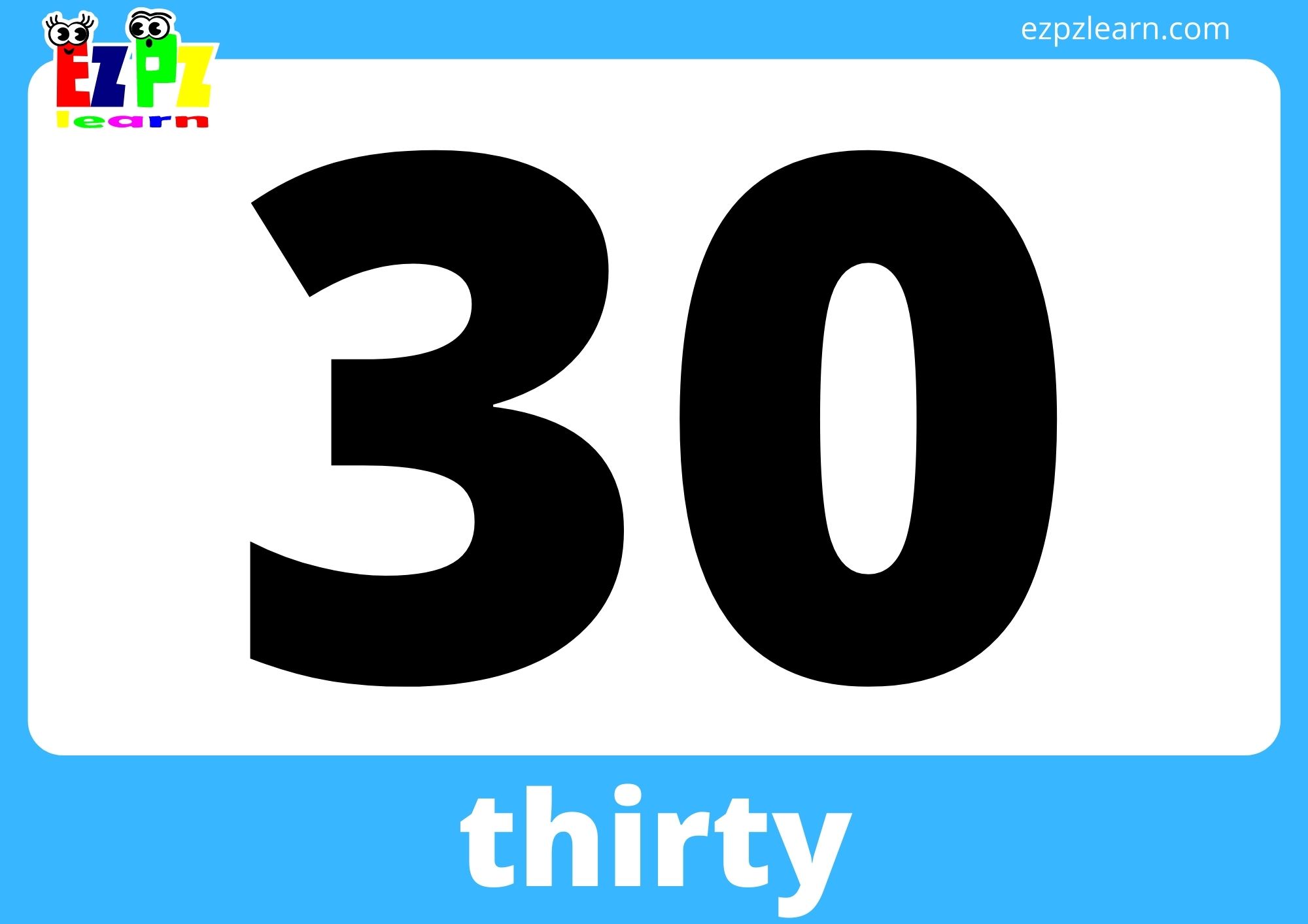 Numbers Flashcards With Words View Online or Free PDF Download ...