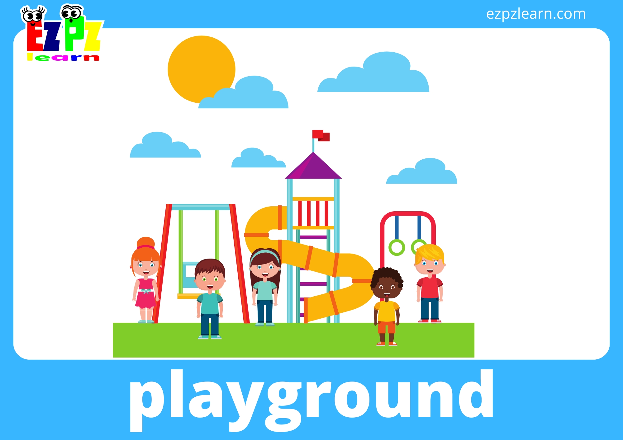 Playground Flashcards With Words View Online or Free PDF Download ...
