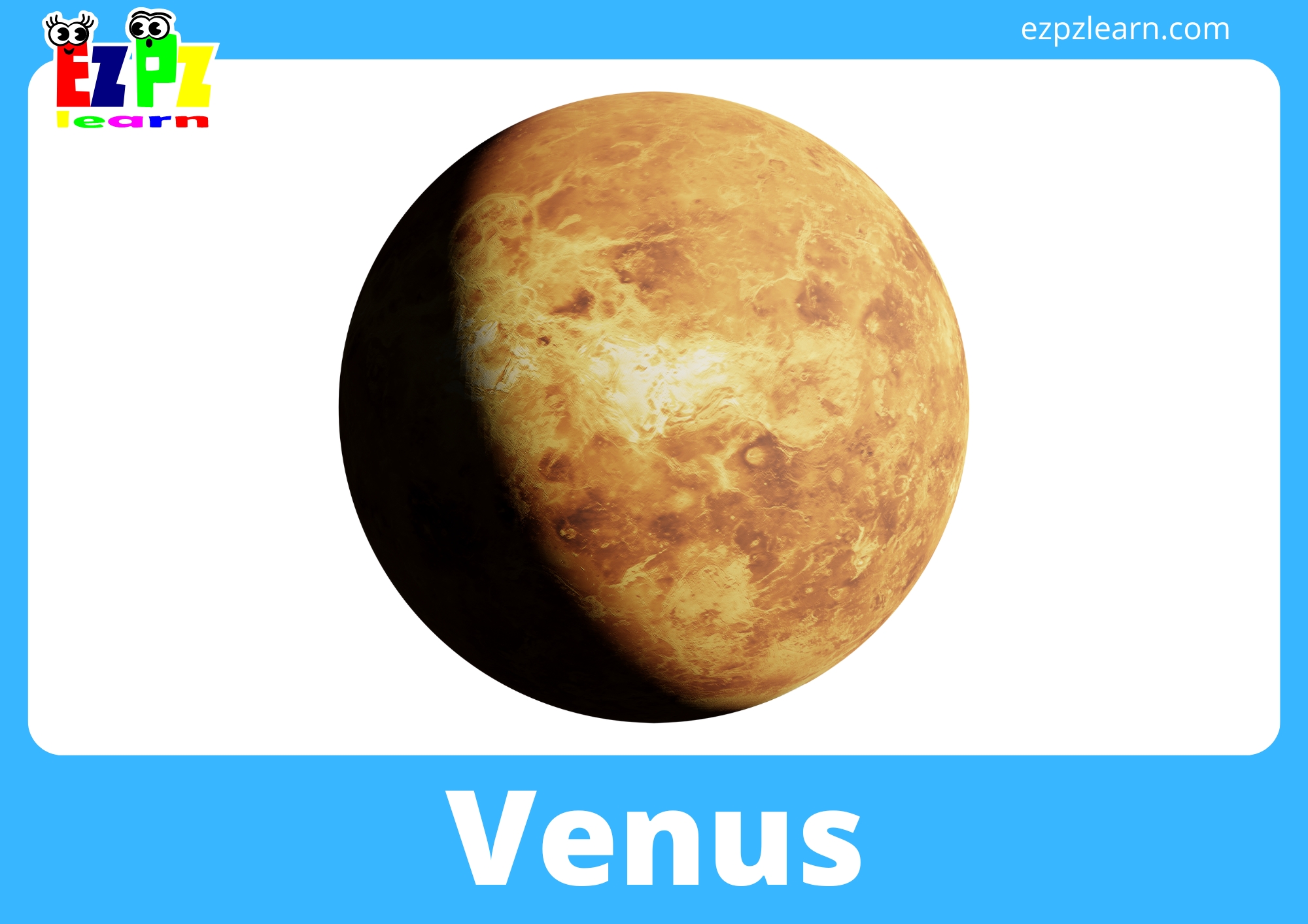 Solar System Flashcards - Ezpzlearn.com