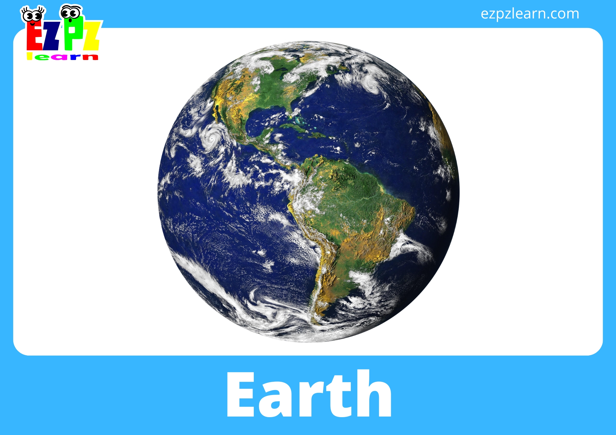 Solar System Flashcards - Ezpzlearn.com