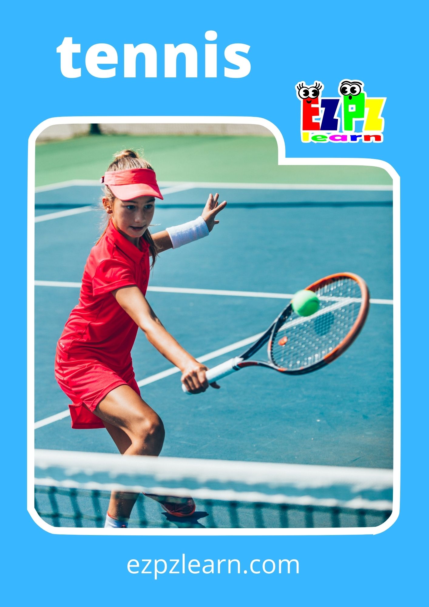 Sports Photo Flashcards - Ezpzlearn.com