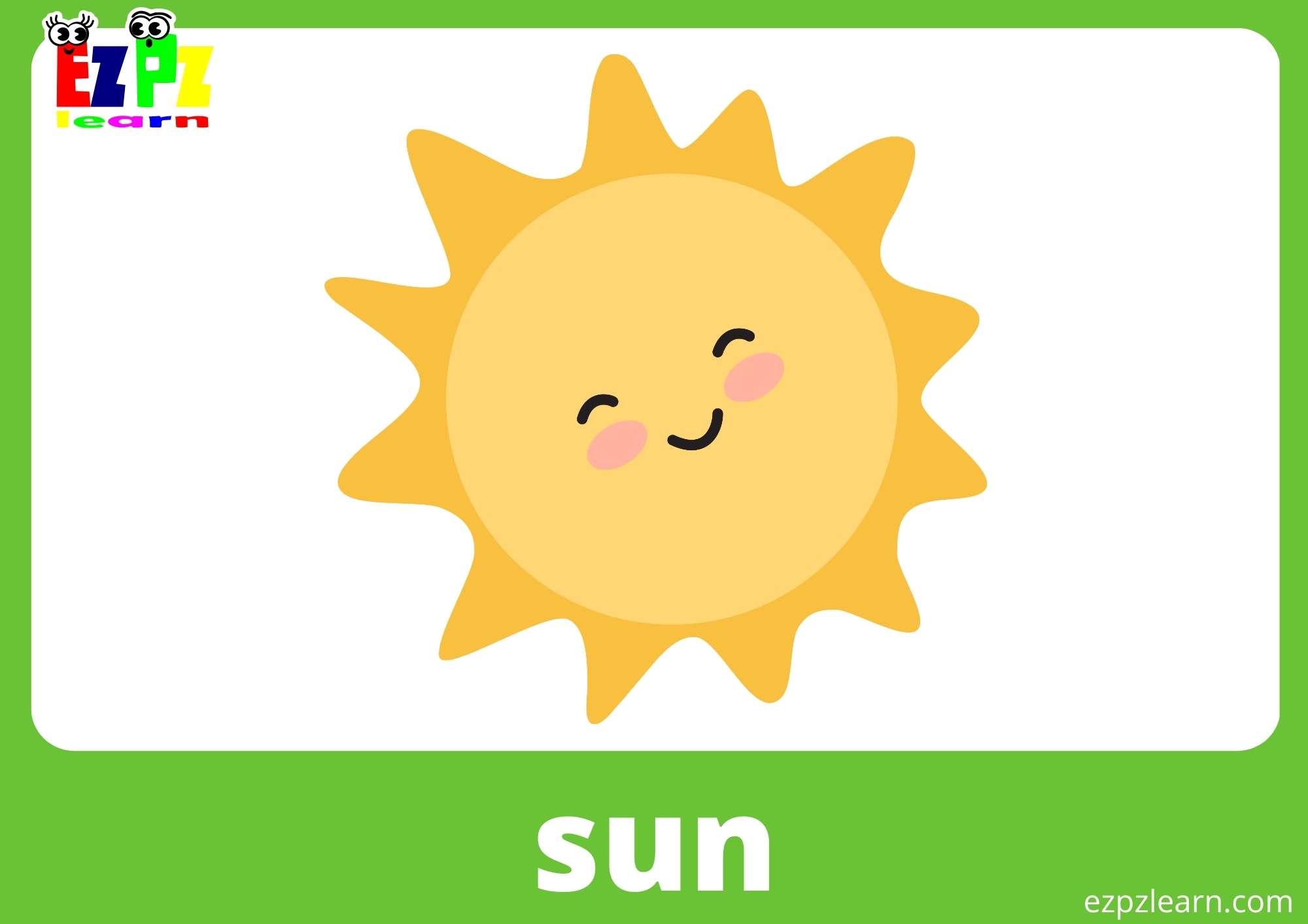 Spring Season Flashcards Use Online or PDF Download - Ezpzlearn.com