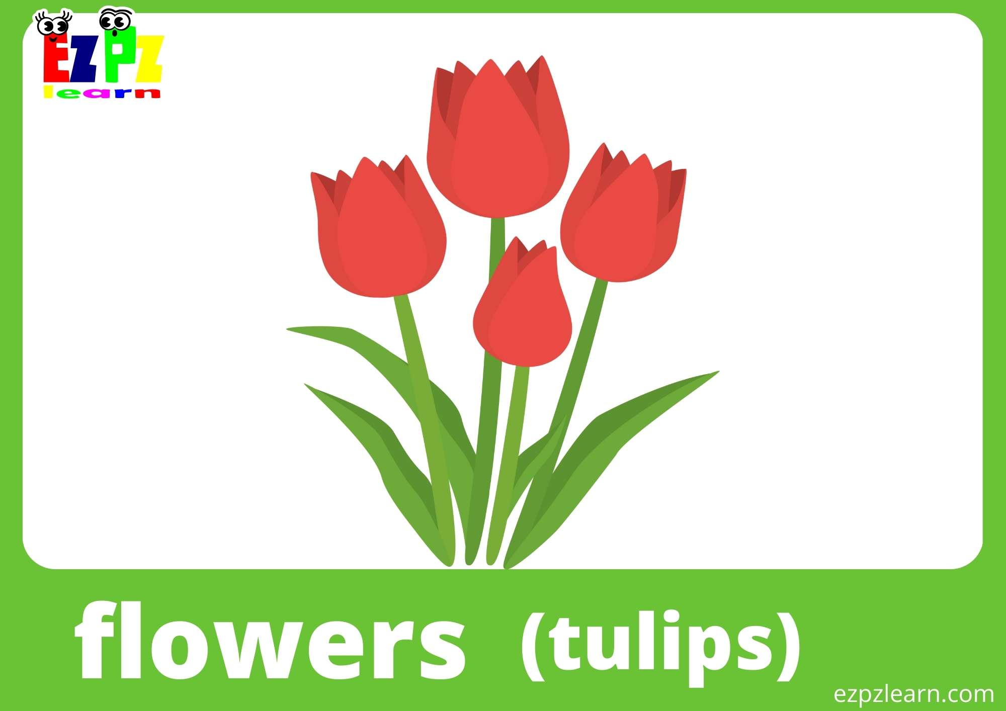 Spring Season Flashcards Use Online or PDF Download - Ezpzlearn.com