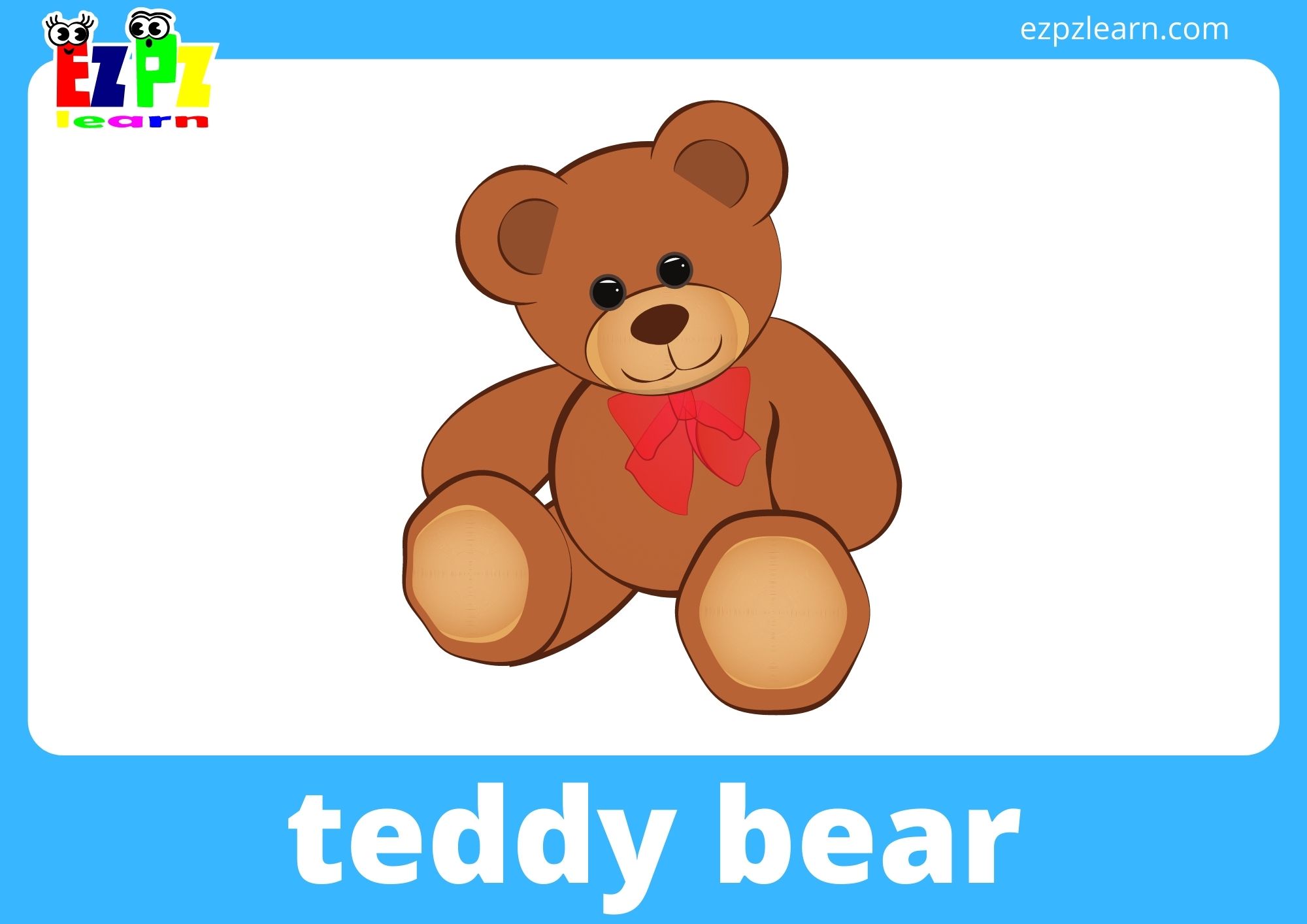 Toys Flashcards With Words View Online or Free PDF Download - Ezpzlearn.com