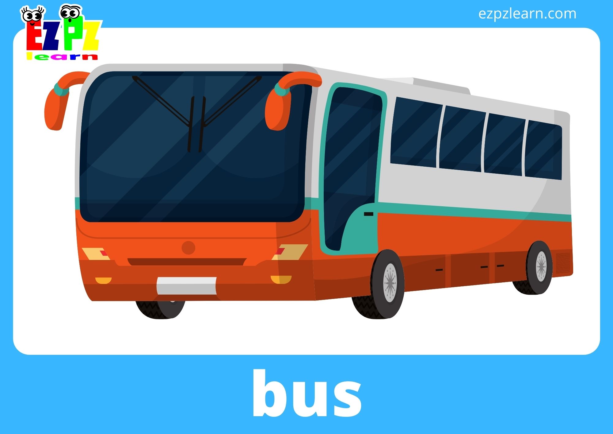 Transportation Flashcards With Words View Online or Free PDF Download ...