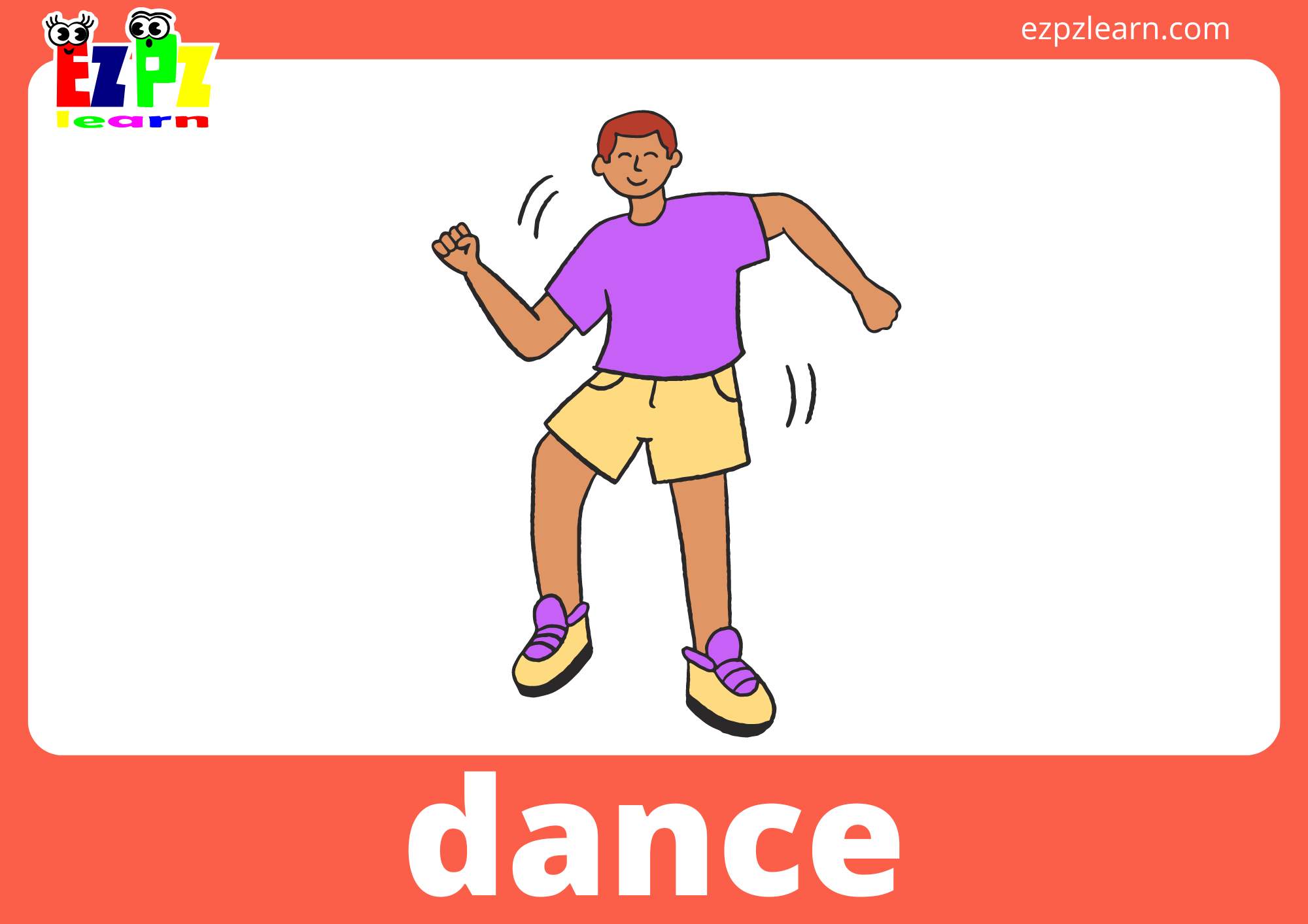 Verbs of Body Motion View Online or PDF Download - Ezpzlearn.com