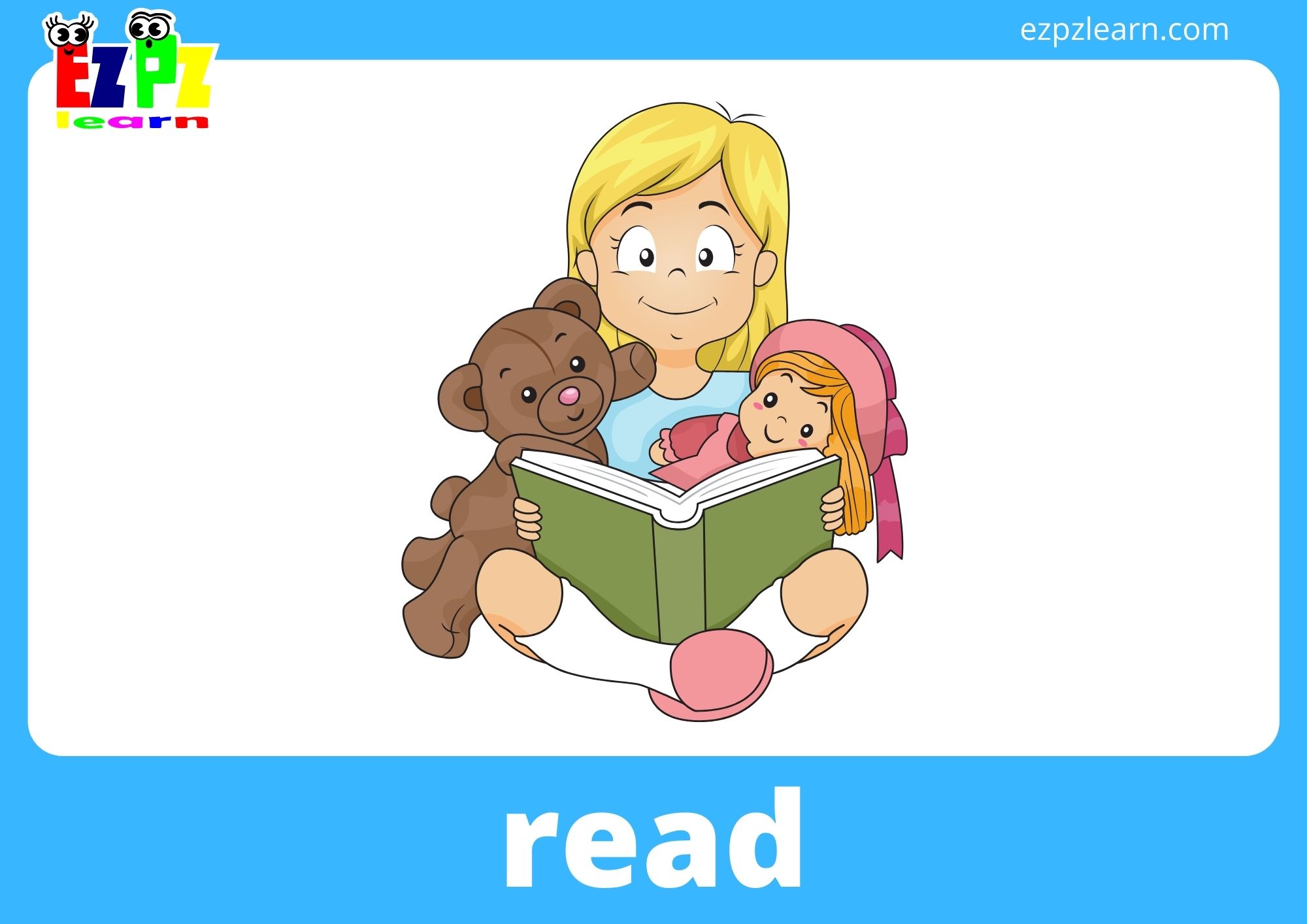 Action Verbs Flashcards With Words View Online or Free PDF Download ...