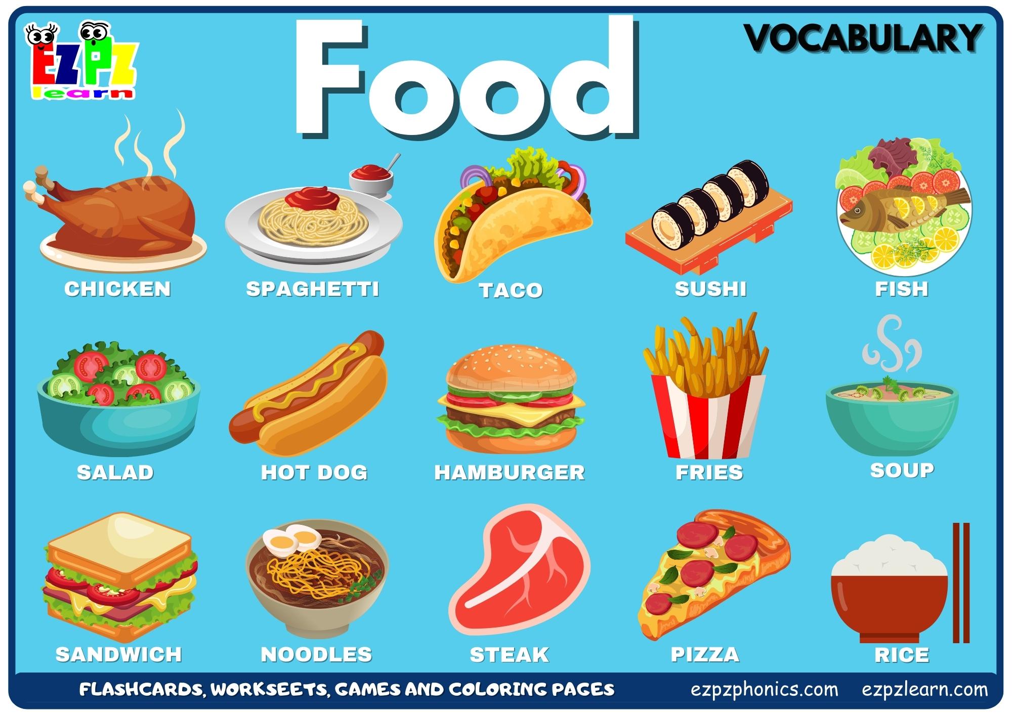 Food - Ezpzlearn.com