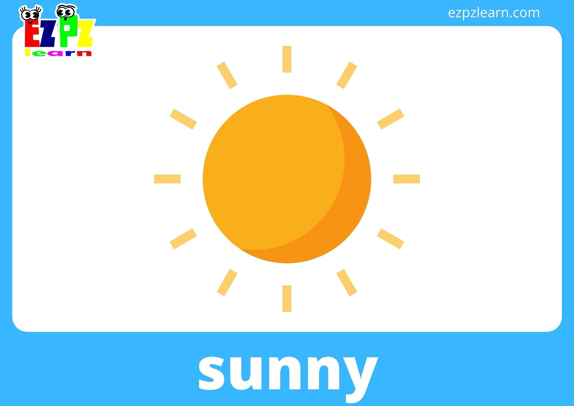 Weather Flashcards With Words View Online or Free PDF Download ...
