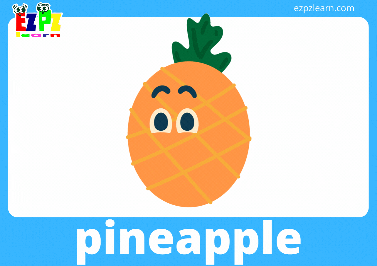 Animated Fruit Flashcards Free to Use Online English Language ...