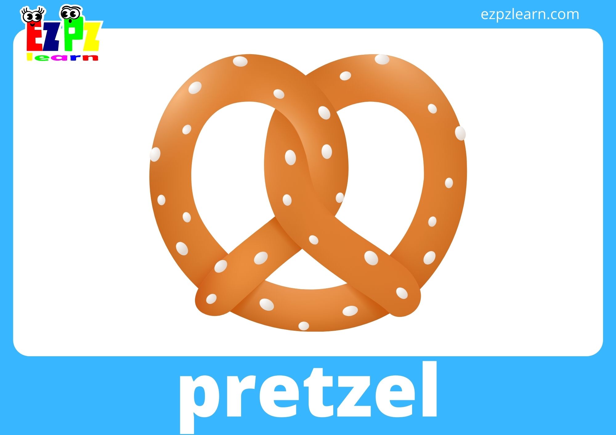 Snacks & Desserts Flashcards With Words use online or free PDF download ...